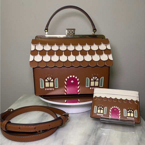 kate spade | Bags | Kate Spade Gingerbread House Crossbody And ...